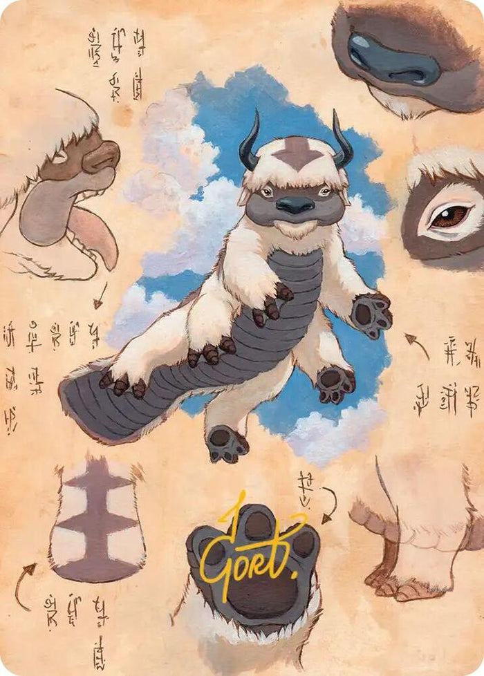 Appa, Steadfast Guardian Art Card (Gold-Stamped Signature) (32) [Avata