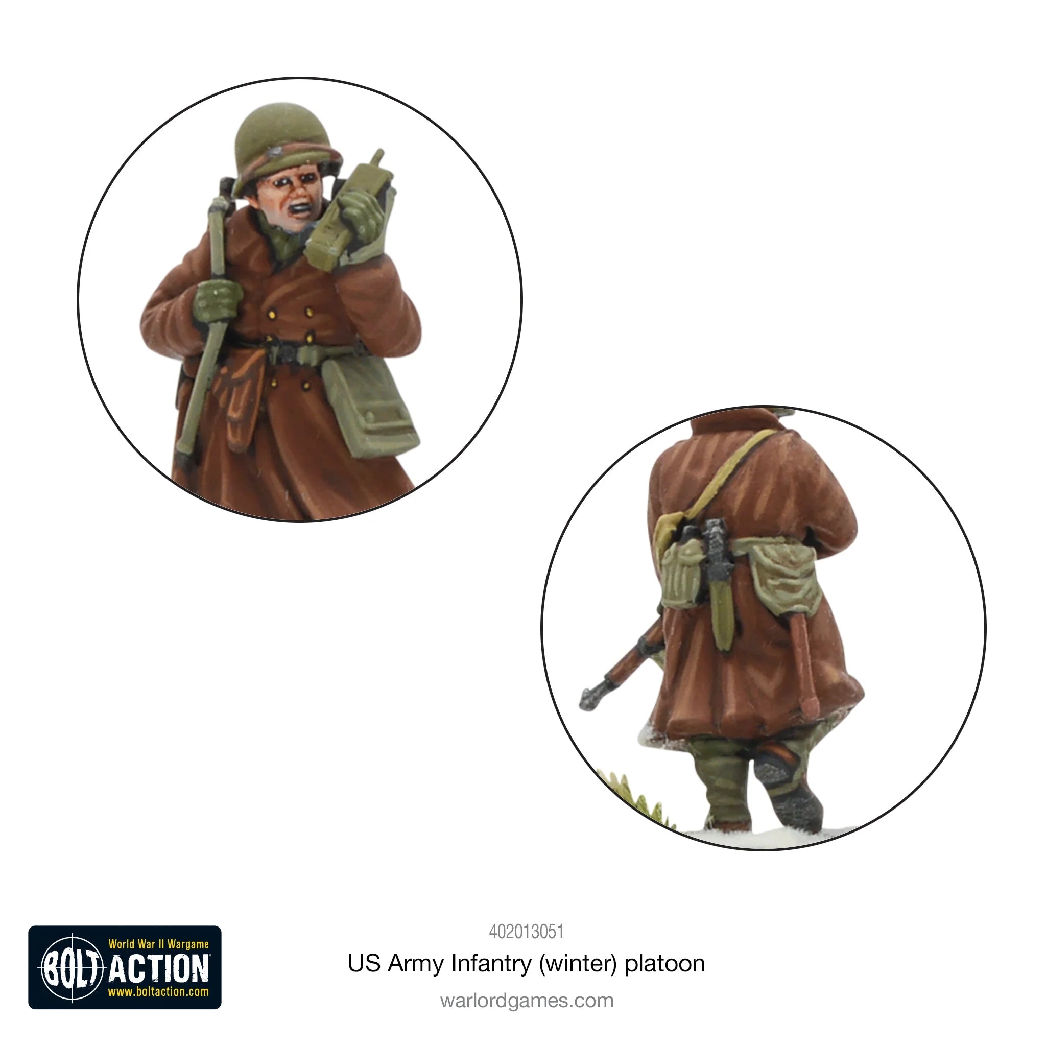 Bolt Action US Army Infantry (Winter) Platoon (English)